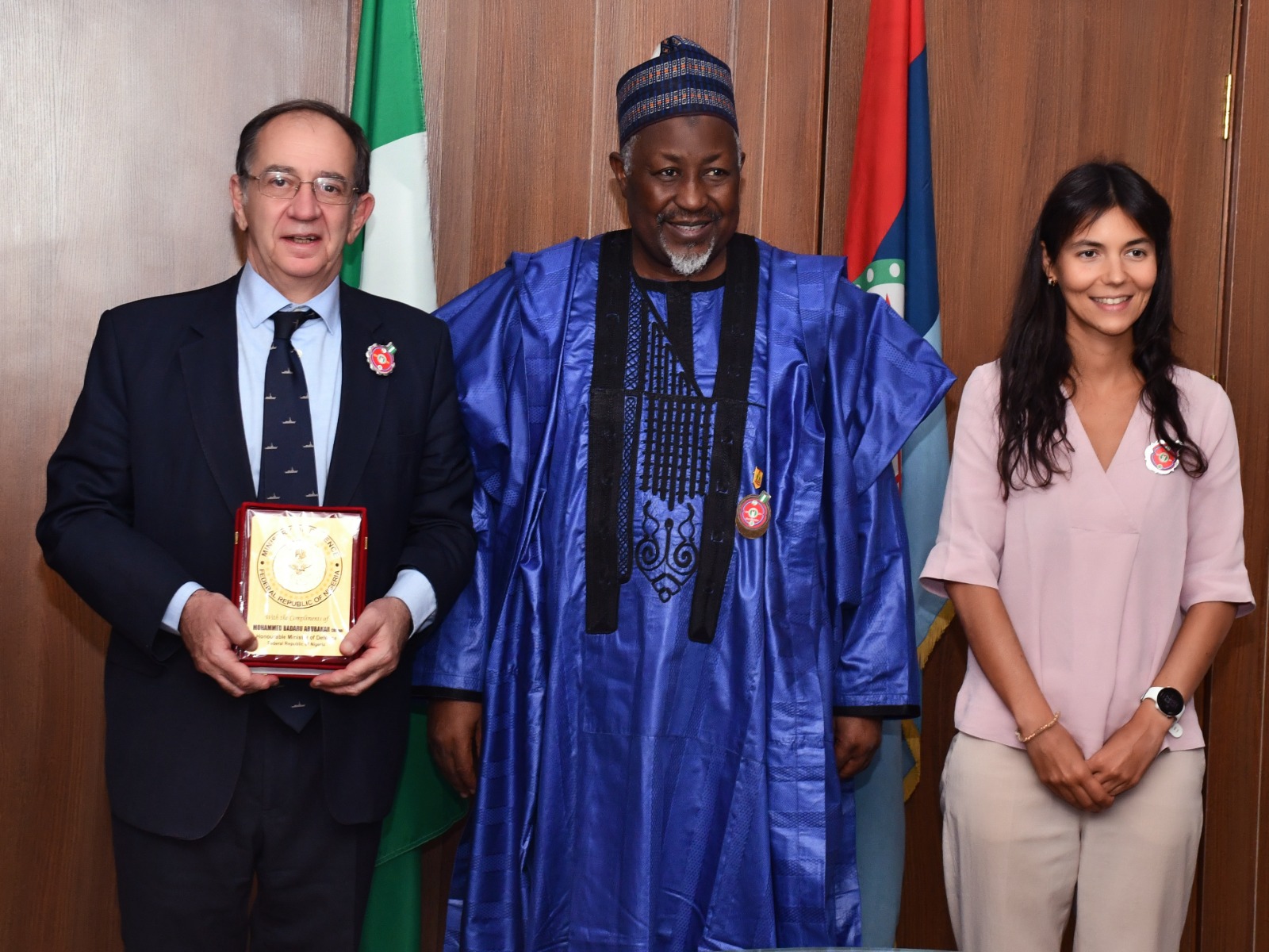 The Honourable Minister of Defence, Mohammed Badaru Abubakar CON, mni ...