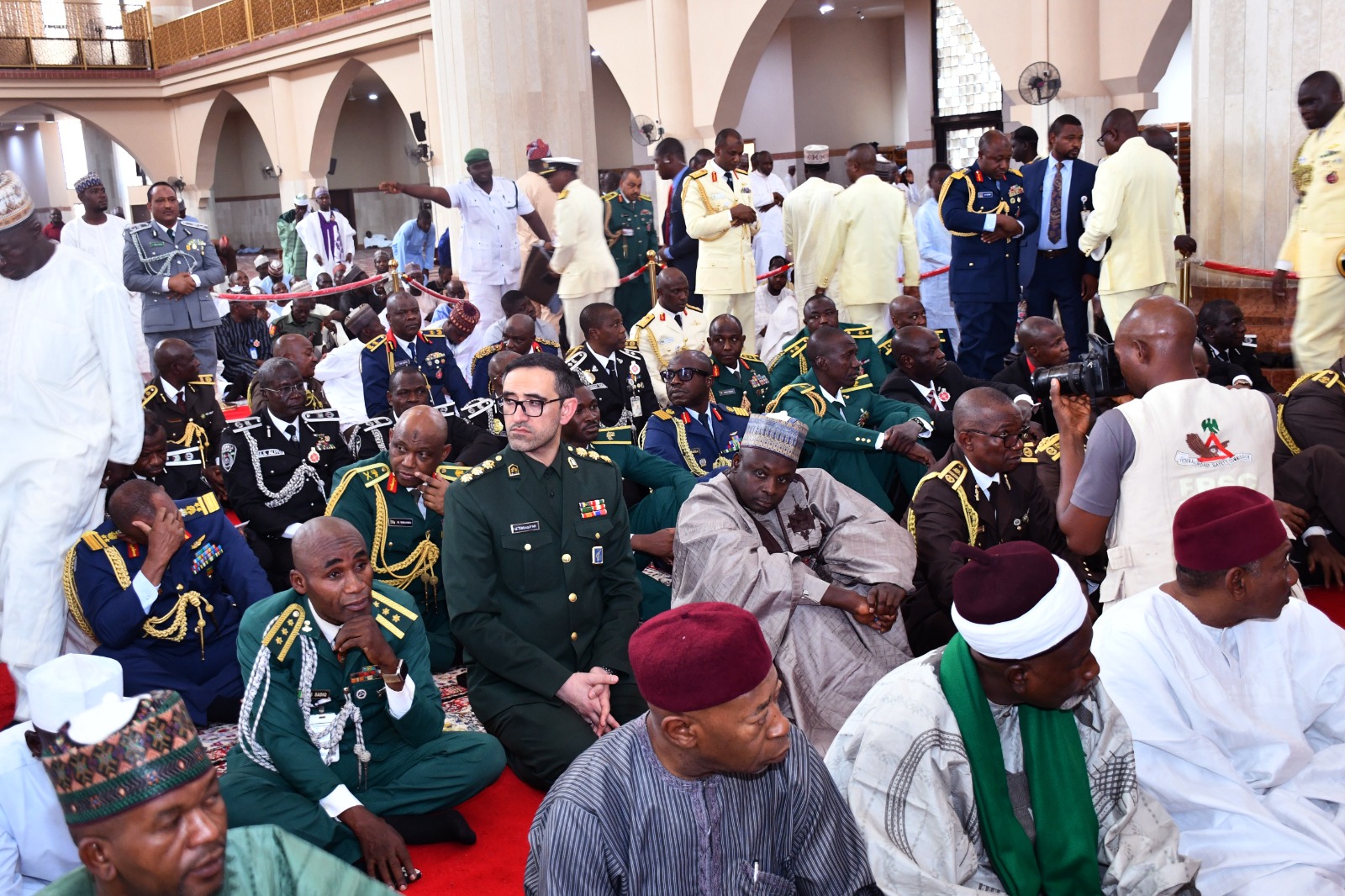 THE HONOURABLE MINISTER OF DEFENCE, MOHAMMED BADARU ABUBAKAR CON, MNI ...