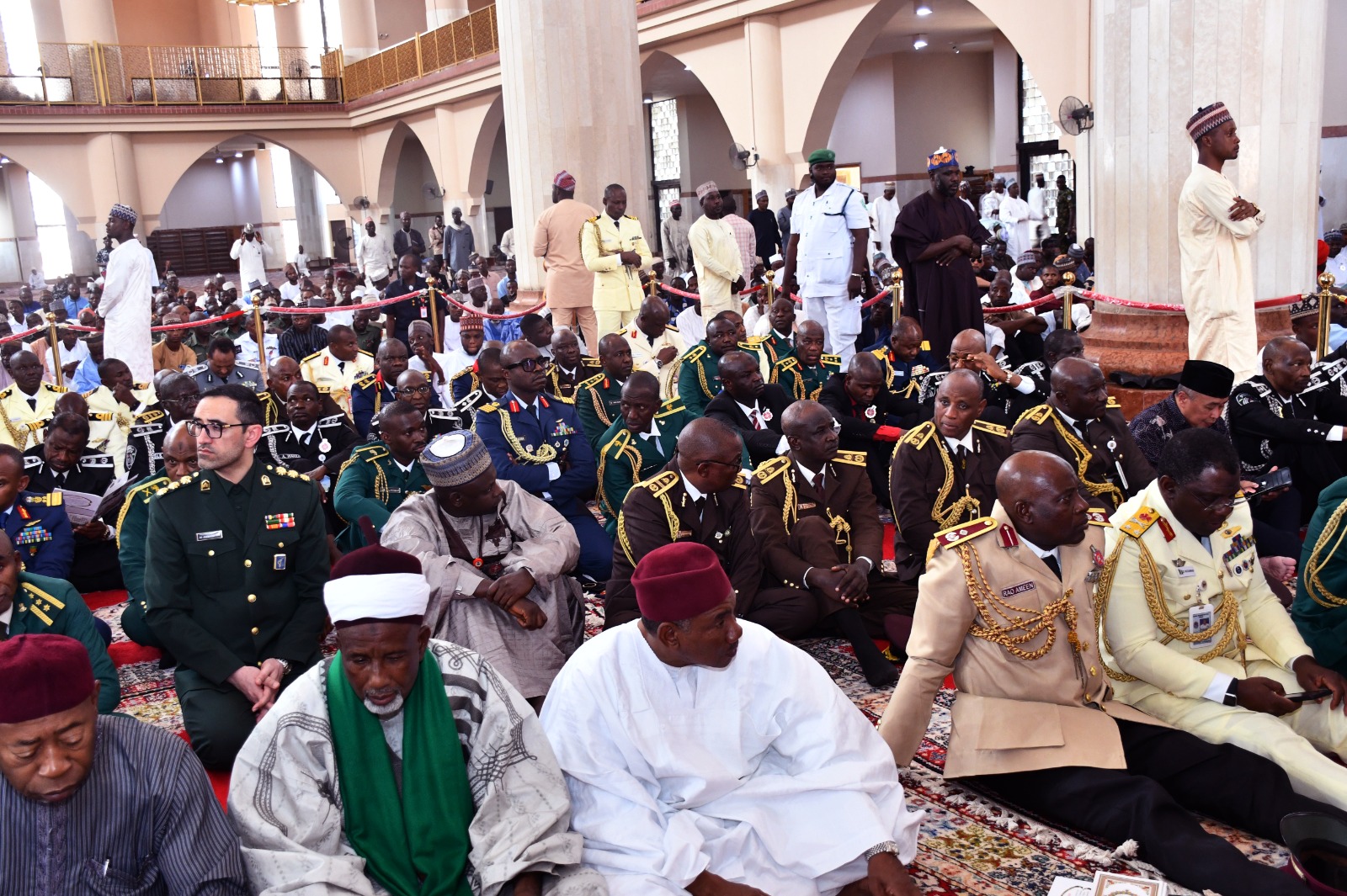 THE HONOURABLE MINISTER OF DEFENCE, MOHAMMED BADARU ABUBAKAR CON, MNI ...