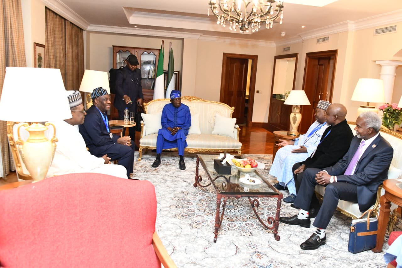 HONOURABLE MINISTER OF DEFENCE RECEIVED PRESIDENT BOLA AHMED TINUBU, GCFR IN ADDIS ABABA FOR THE ...
