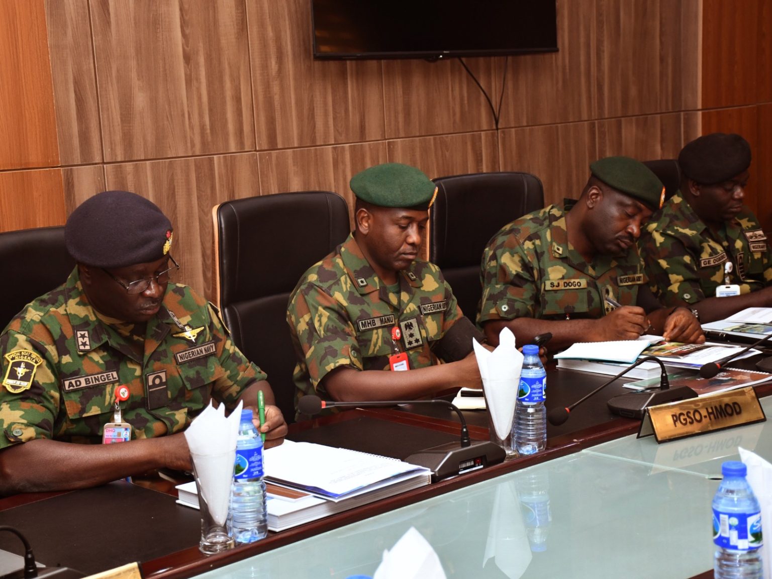 The Honorable Minister of Defence received Messrs HLSI Security Systems ...