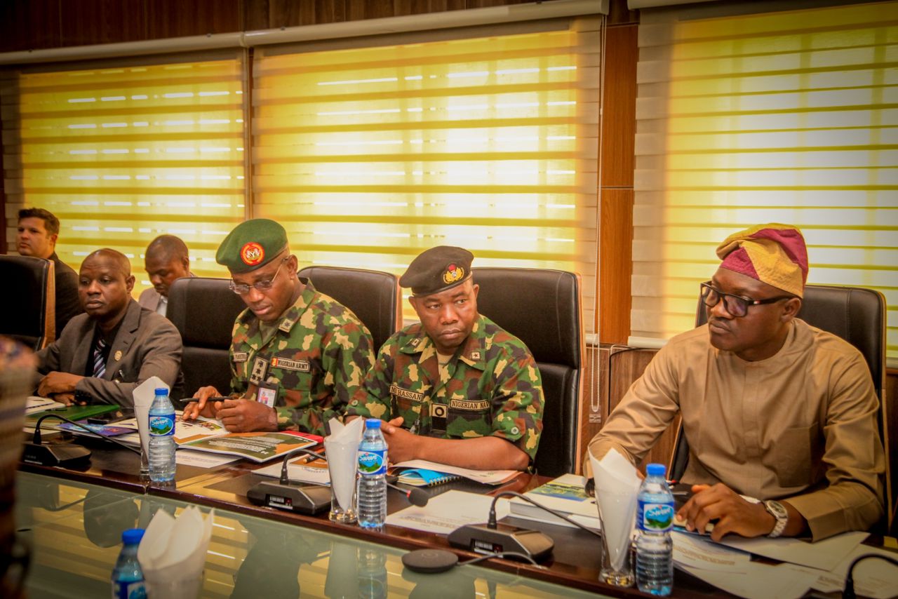 The Honorable Minister of Defence received Messrs HLSI Security Systems ...