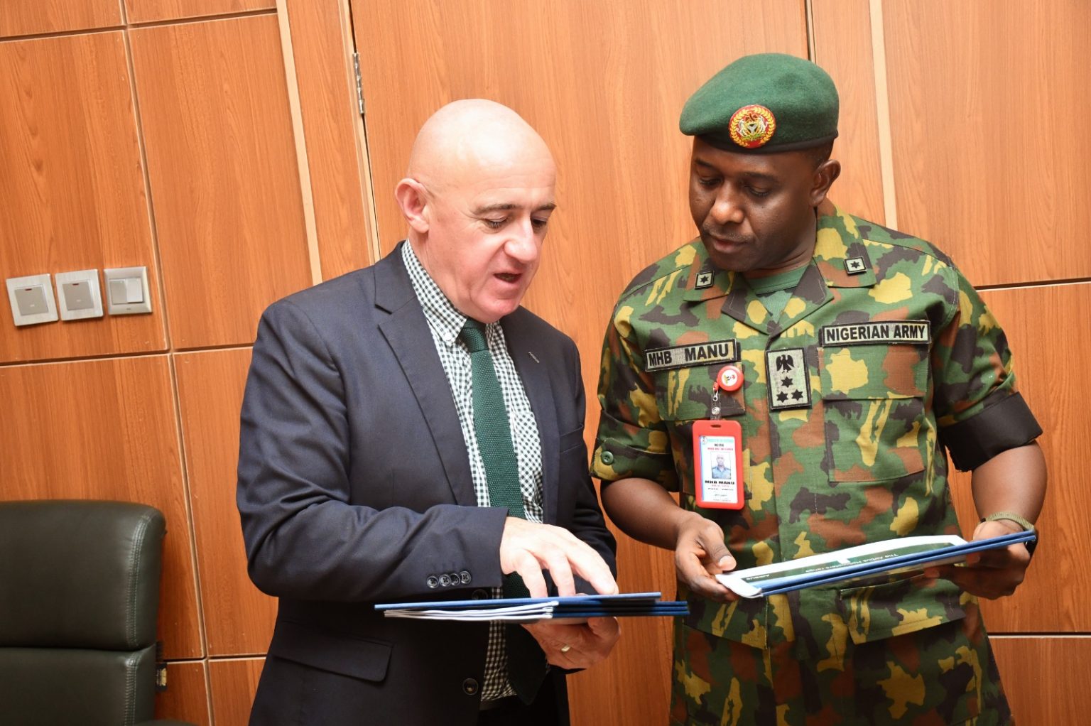 THE HONOURABLE MINISTER OF DEFENCE RECEIVED THE OFFICIALS OF AIRBUS ...