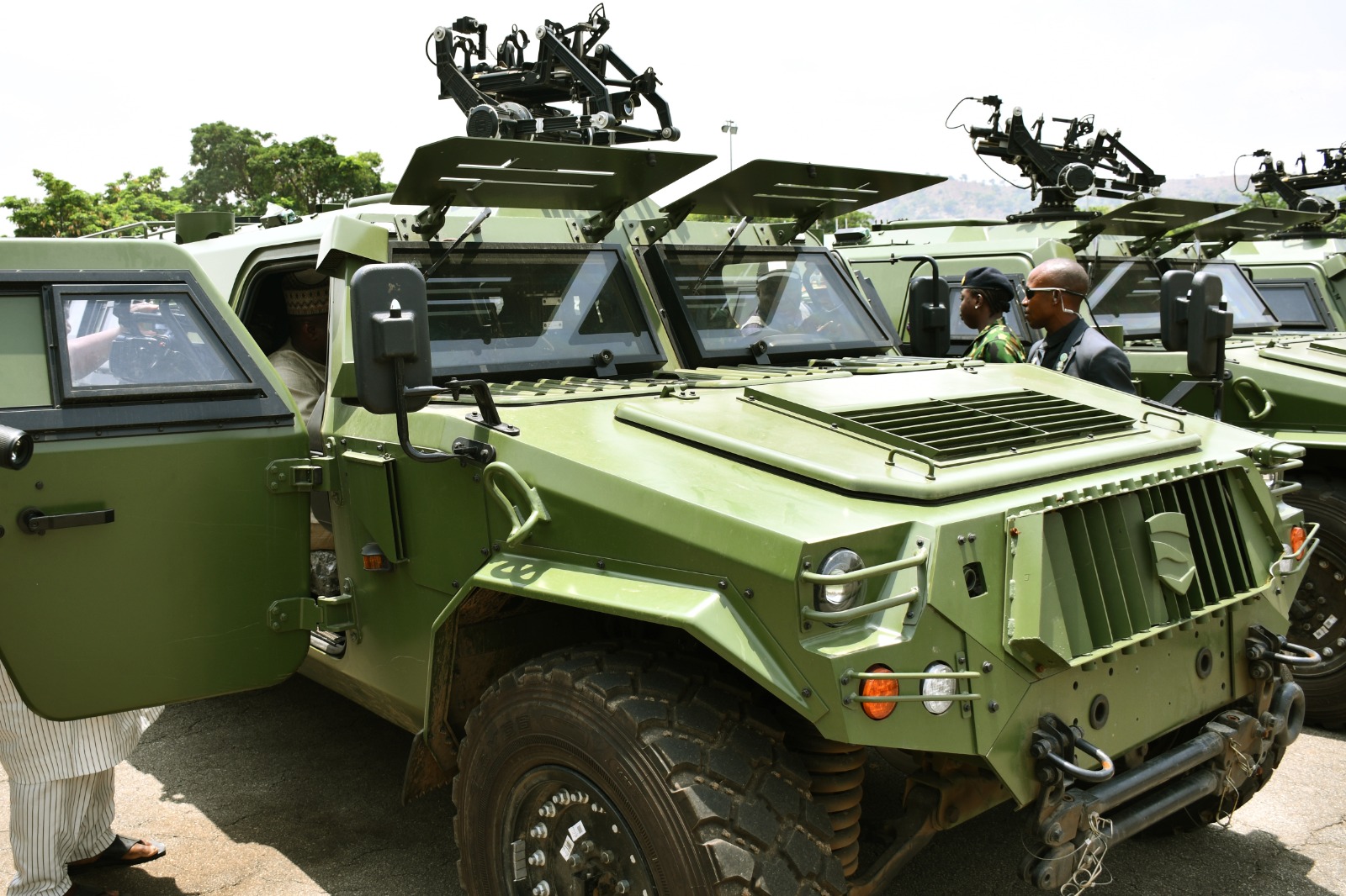 THE PERMANENT SECRETARY MINISTRY OF DEFENCE HANDED OVER 20 ARMORED ...