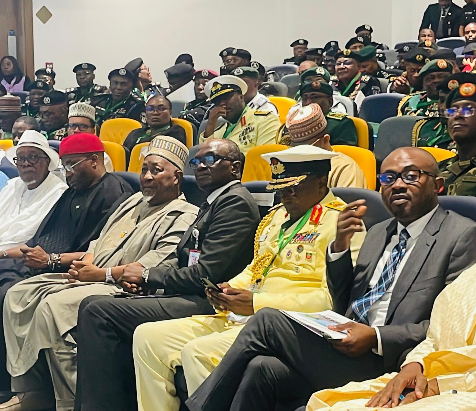 THE HONOURABLE MINISTER OF DEFENCE H.E. MOHAMMED BADARU ABUBAKAR CON, mni REPRESENTED PRESIDENT ...