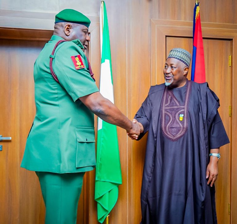 DEFENCE MINISTER BADARU RECEIVES NEWLY APPOINTED CHIEF OF DEFENCE STAFF ...