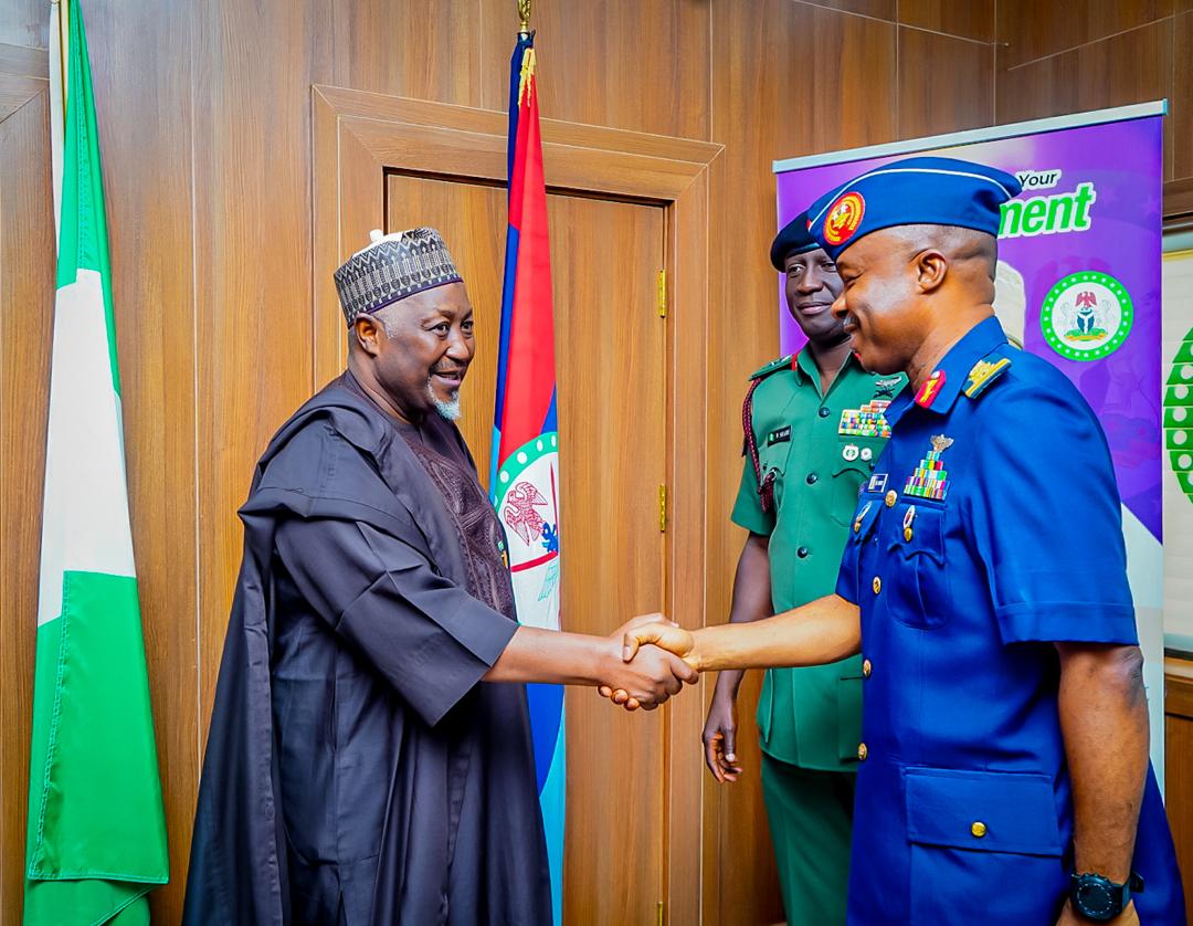 DEFENCE MINISTER BADARU RECEIVES NEWLY APPOINTED CHIEF OF DEFENCE STAFF ...